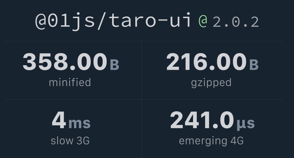 @01js/taro-ui Bundlephobia