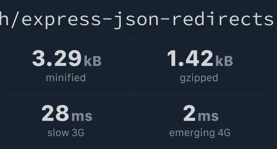 @aleph/express-json-redirects Bundlephobia