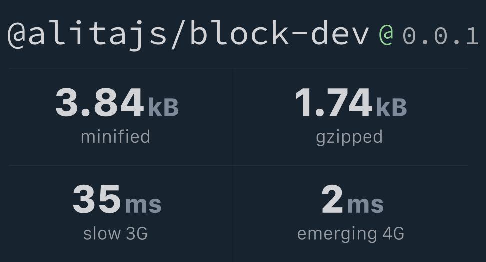 @alitajs/block-dev Bundlephobia