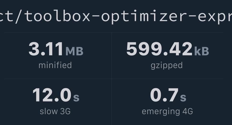 @ampproject/toolbox-optimizer-express Bundlephobia