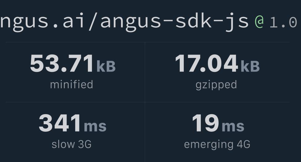 @angus.ai/angus-sdk-js Bundlephobia