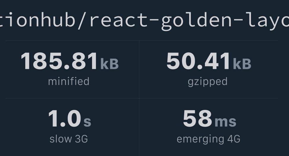 @annotationhub/react-golden-layout v2.3.2 Bundlephobia