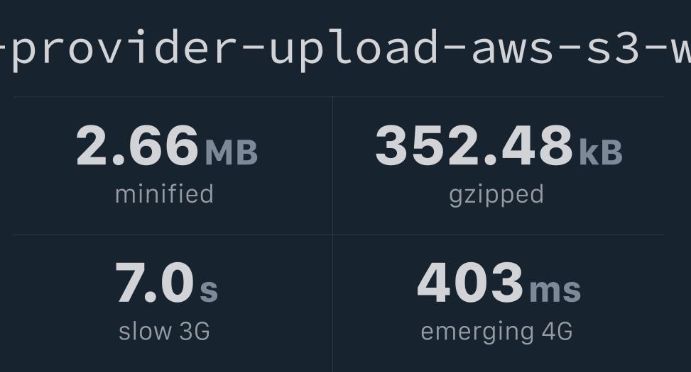 @artizy-io/strapi-provider-upload-aws-s3-with-endpoint v3.5.2 Bundlephobia