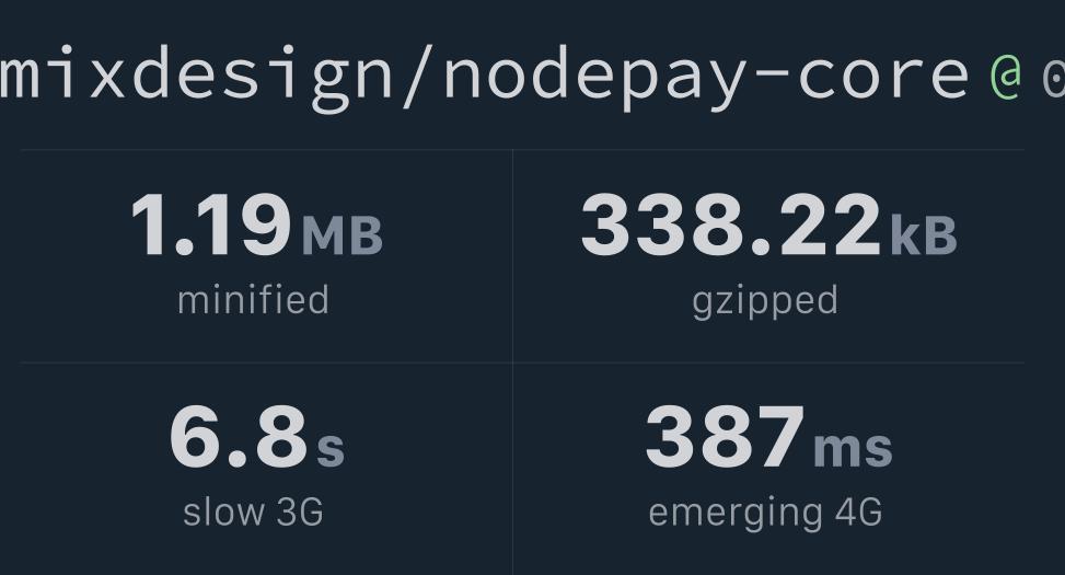 @atomixdesign/nodepay-core Bundlephobia