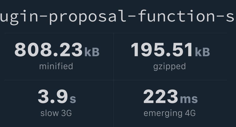 Babel Plugin Proposal Function Sent Bundlephobia