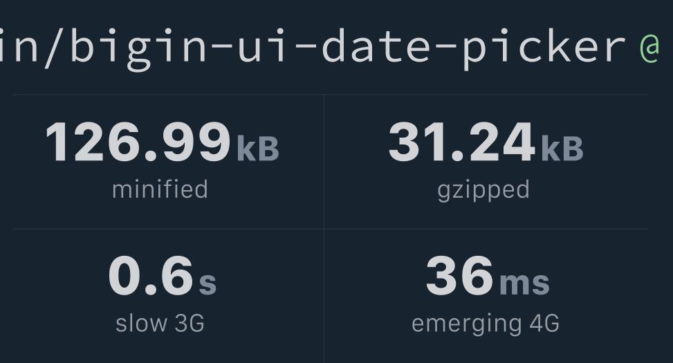 @bigin/bigin-ui-date-picker Bundlephobia