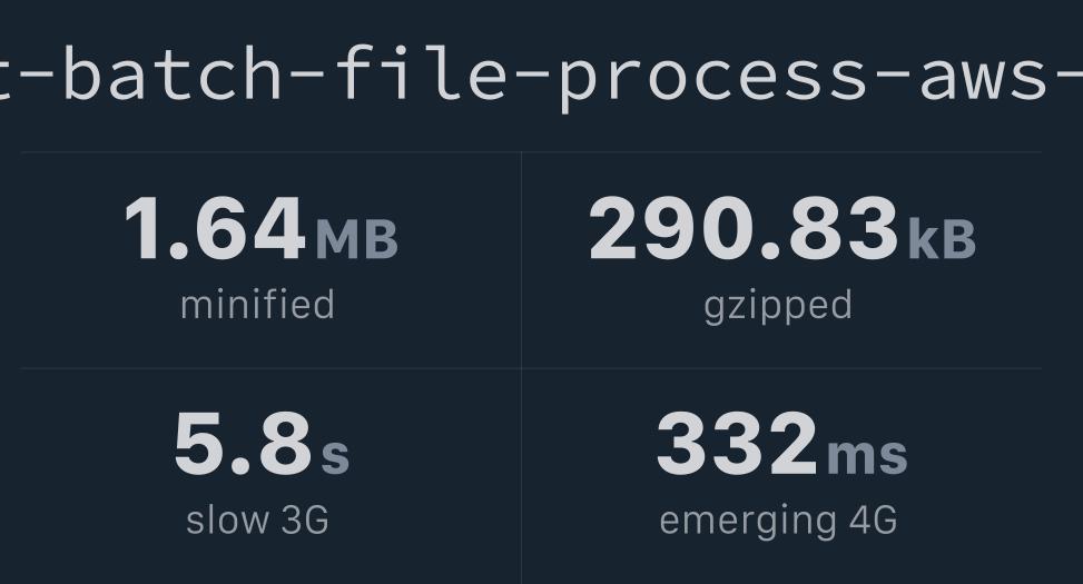 Boostercloudrocket Batch File Process Aws Infrastructure Bundlephobia