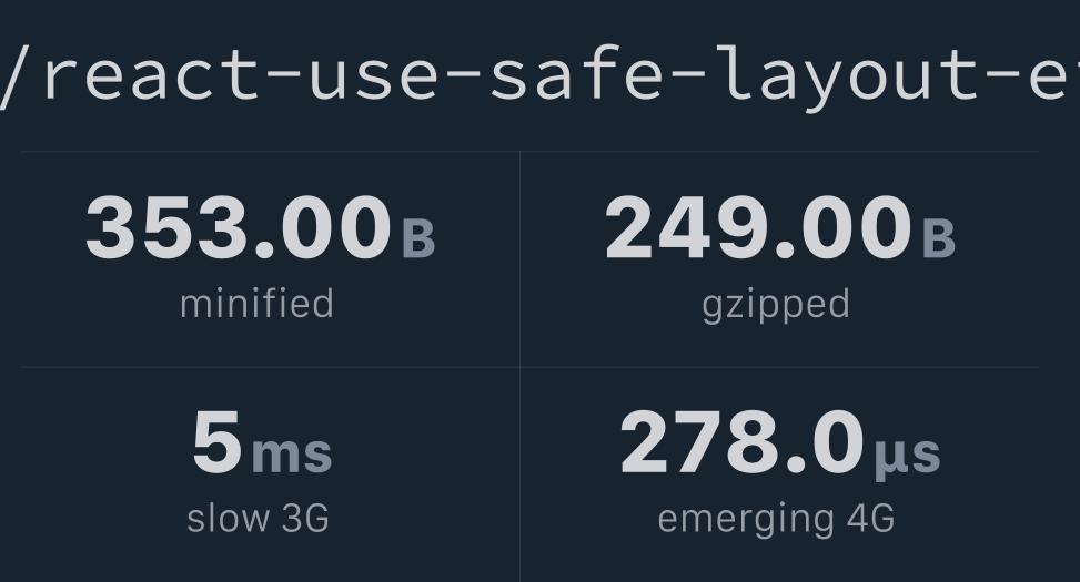 @chakra-ui/react-use-safe-layout-effect Bundlephobia