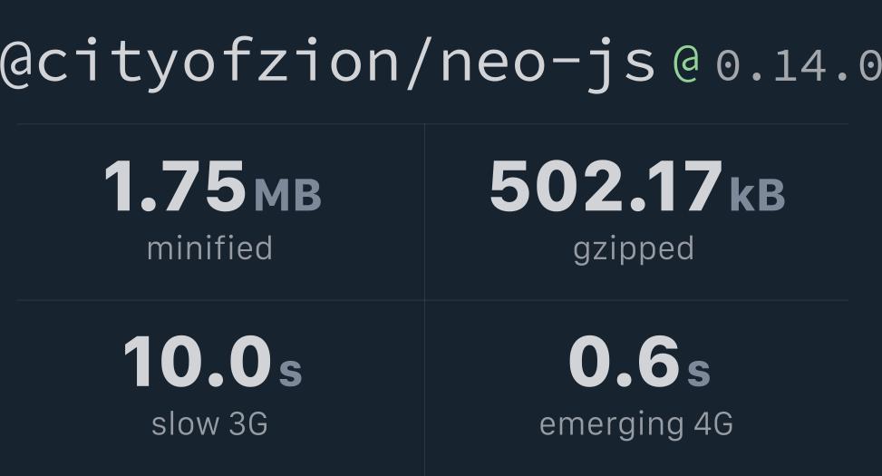 @cityofzion/neo-js v0.14.0 Bundlephobia