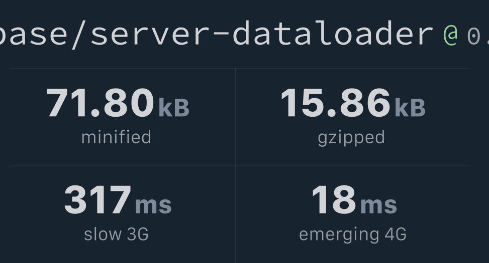 @cloudbase/server-dataloader Bundlephobia