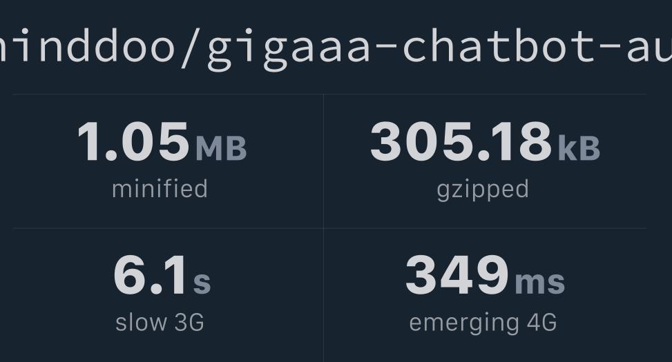 @codebehinddoo/gigaaa-chatbot-auth Bundlephobia