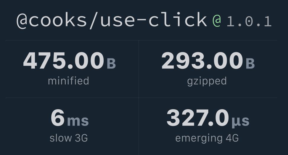 @cooks/use-click Bundlephobia