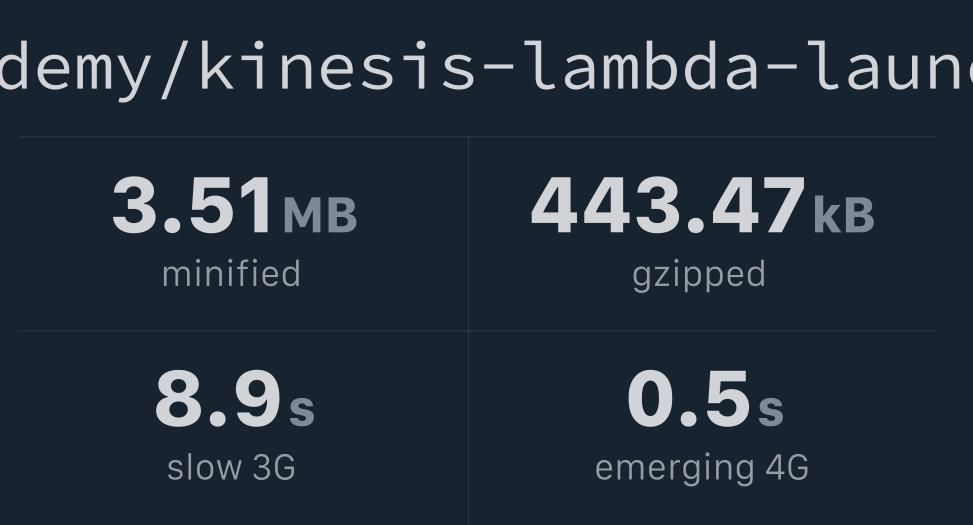 @coorpacademy/kinesis-lambda-launcher Bundlephobia