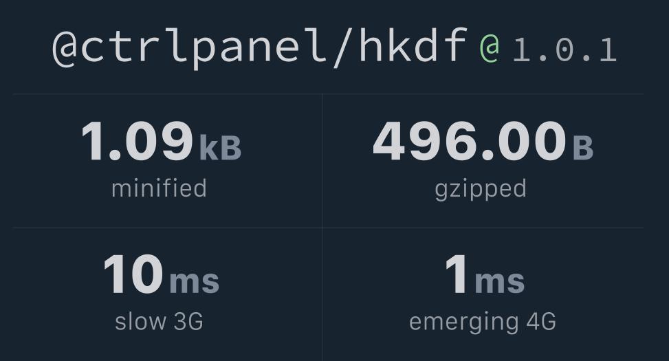 @ctrlpanel/hkdf Bundlephobia
