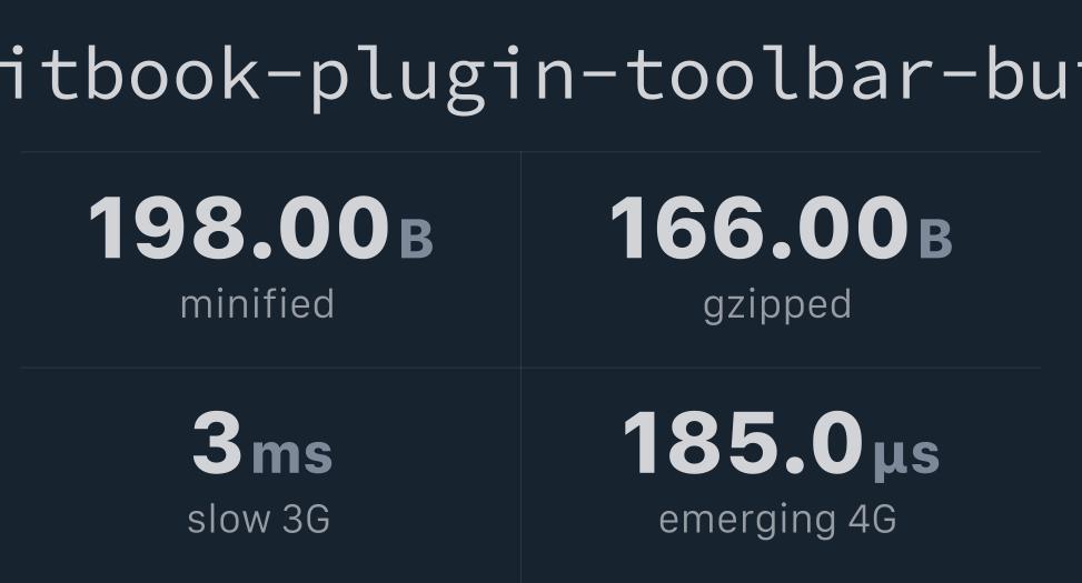 @develar/gitbook-plugin-toolbar-buttons Bundlephobia