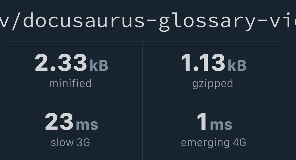 @digigov/docusaurus-glossary-view Bundlephobia