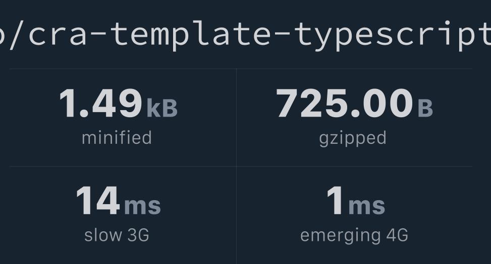 @dsaco/cra-template-typescript v1.0.9 Bundlephobia