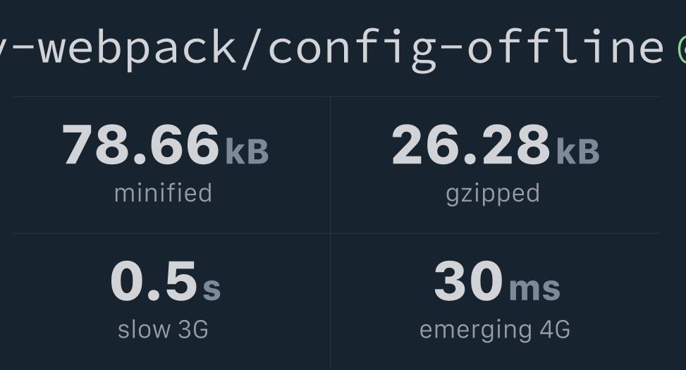 Easy Webpack Config Offline V3 0 0 Bundlephobia
