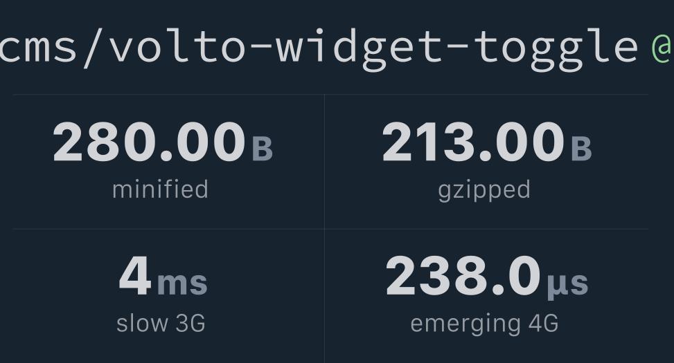 @eeacms/volto-widget-toggle Bundlephobia