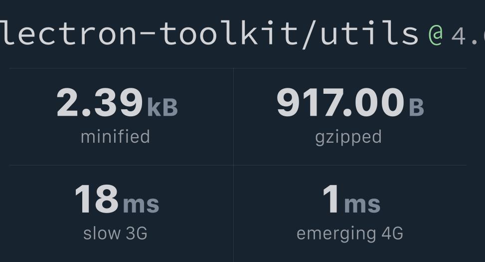 @electron-toolkit/utils Bundlephobia
