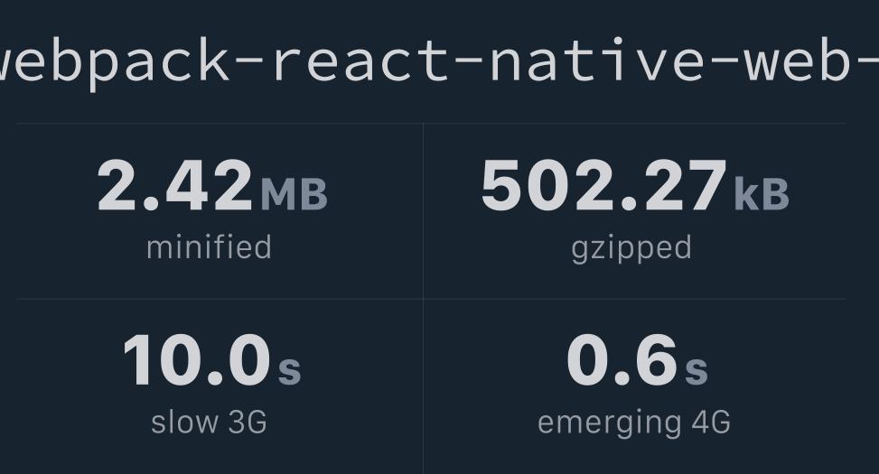 @ethicdevs/metro-webpack-react-native-web-babel-preset Bundlephobia
