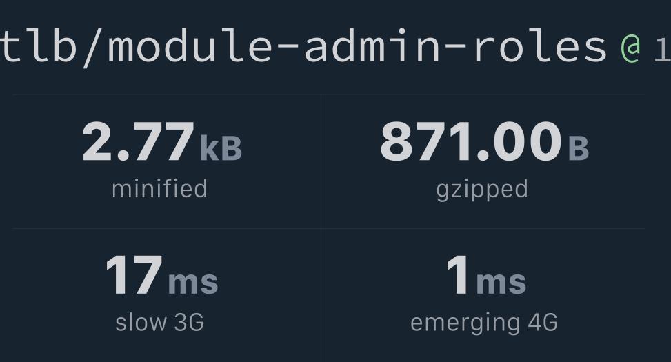 @extlb/module-admin-roles Bundlephobia