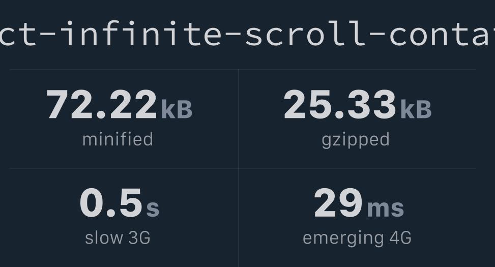 @fand/react-infinite-scroll-container Bundlephobia