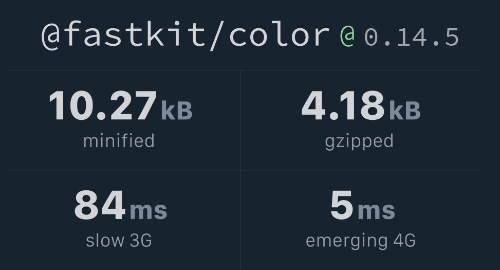 @fastkit/color Bundlephobia