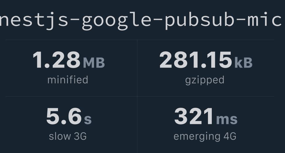 @flosportsinc/nestjs-google-pubsub-microservice Bundlephobia