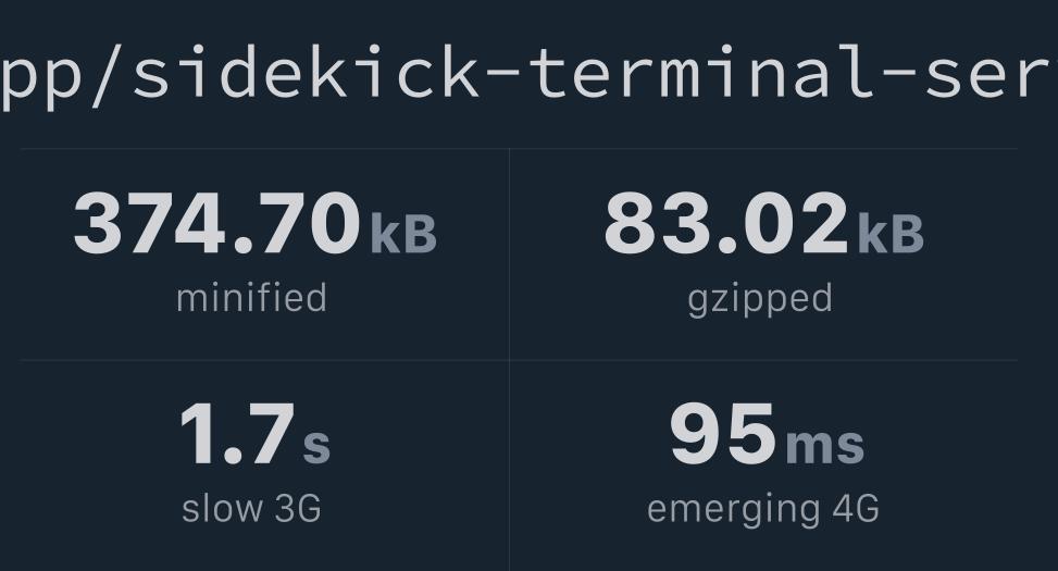 @foundryapp/sidekick-terminal-server Bundlephobia