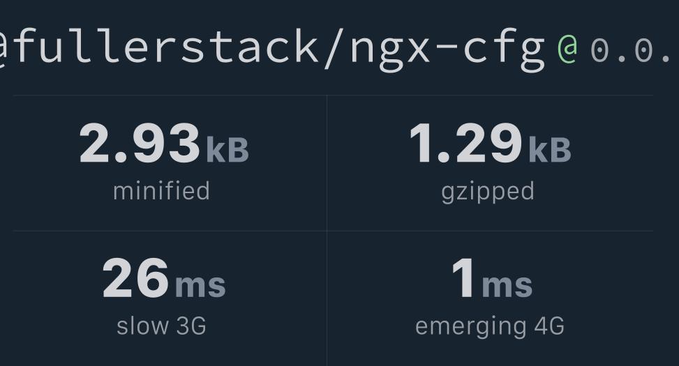 @fullerstack/ngx-cfg v0.0.8 Bundlephobia