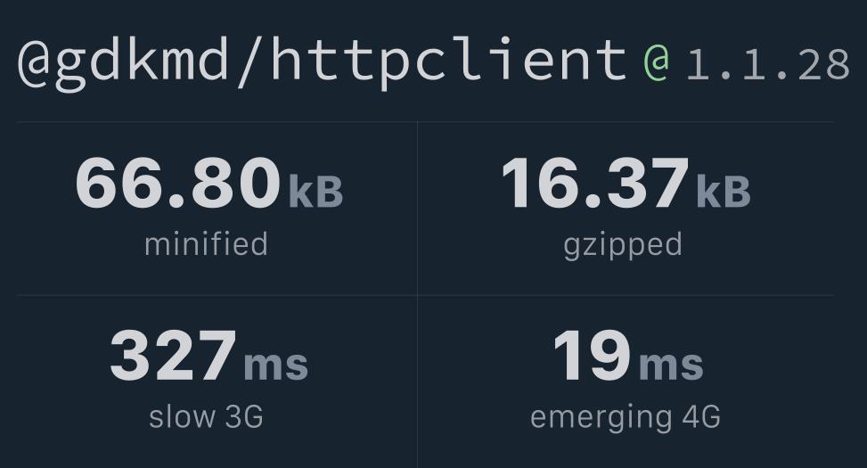 @gdkmd/httpclient v1.1.28 Bundlephobia