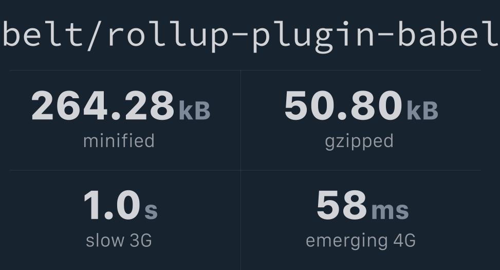 @gerhobbelt/rollup-plugin-babel v4.0.3-4 Bundlephobia