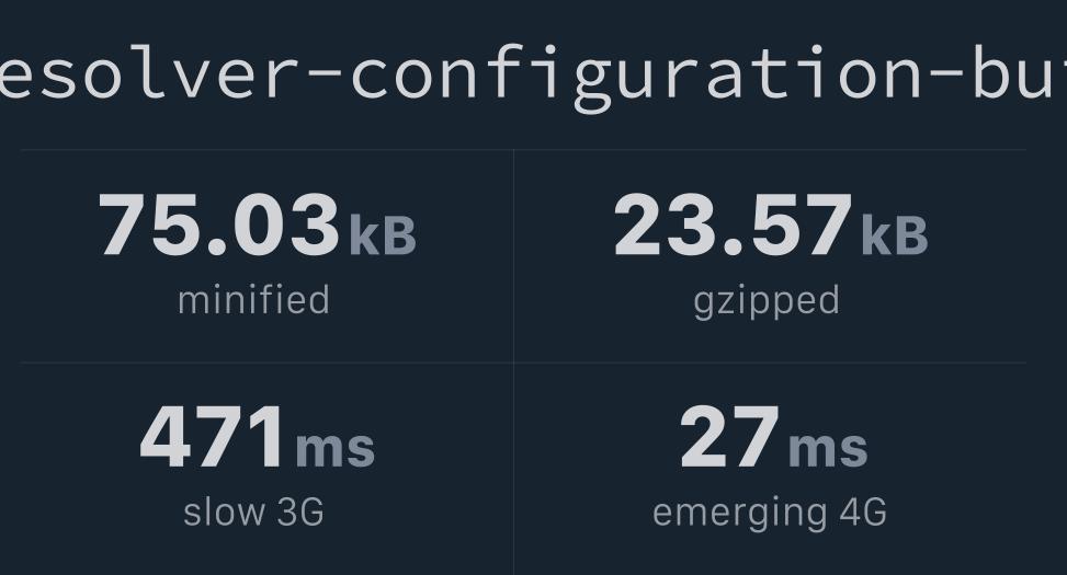 @glimmer/resolver-configuration-builder Bundlephobia