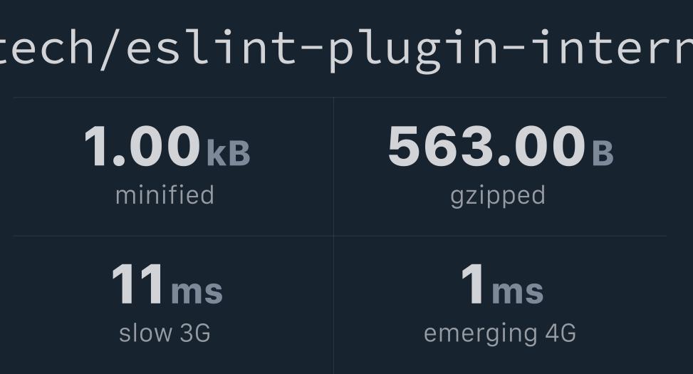 @groww-tech/eslint-plugin-internal v1.0.7 Bundlephobia