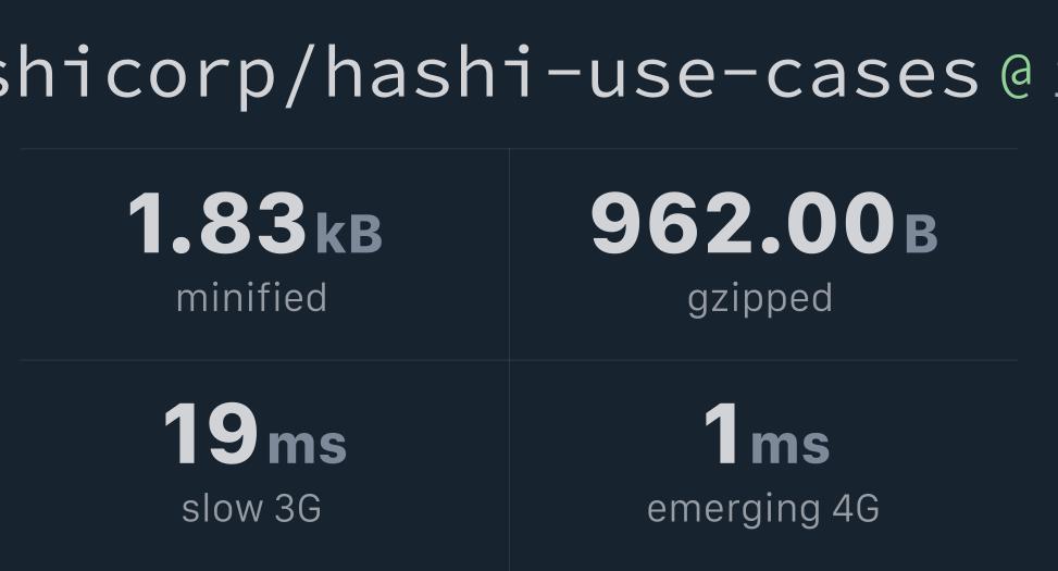 @hashicorp/hashi-use-cases Bundlephobia