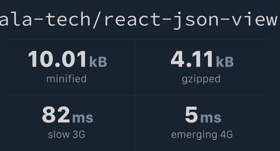 @huolala-tech/react-json-view Bundlephobia