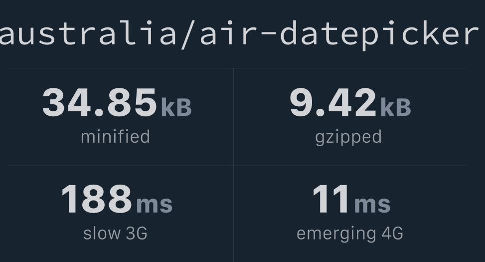 @idleaustralia/air-datepicker v2.3.0 Bundlephobia