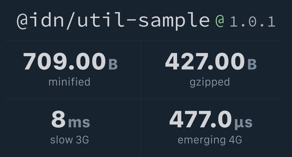 @idn/util-sample Bundlephobia