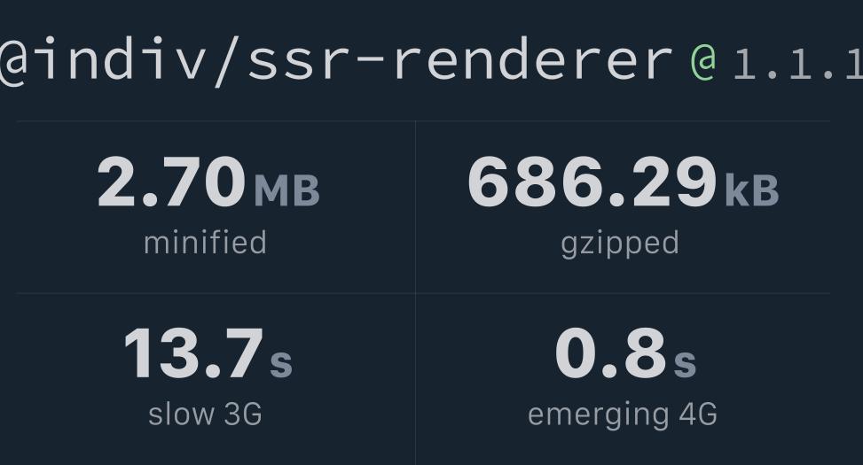 @indiv/ssr-renderer Bundlephobia