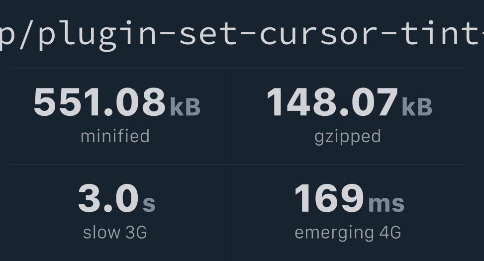 @init-rn-app/plugin-set-cursor-tint-color Bundlephobia