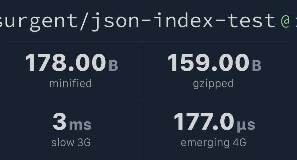 @insurgent/json-index-test Bundlephobia