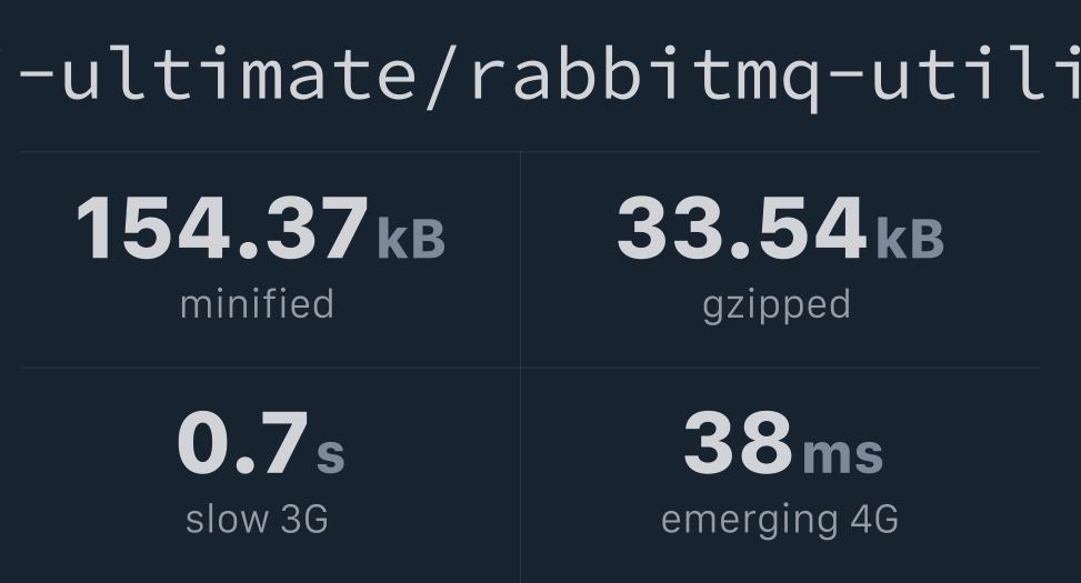 @intelij-ultimate/rabbitmq-utility Bundlephobia