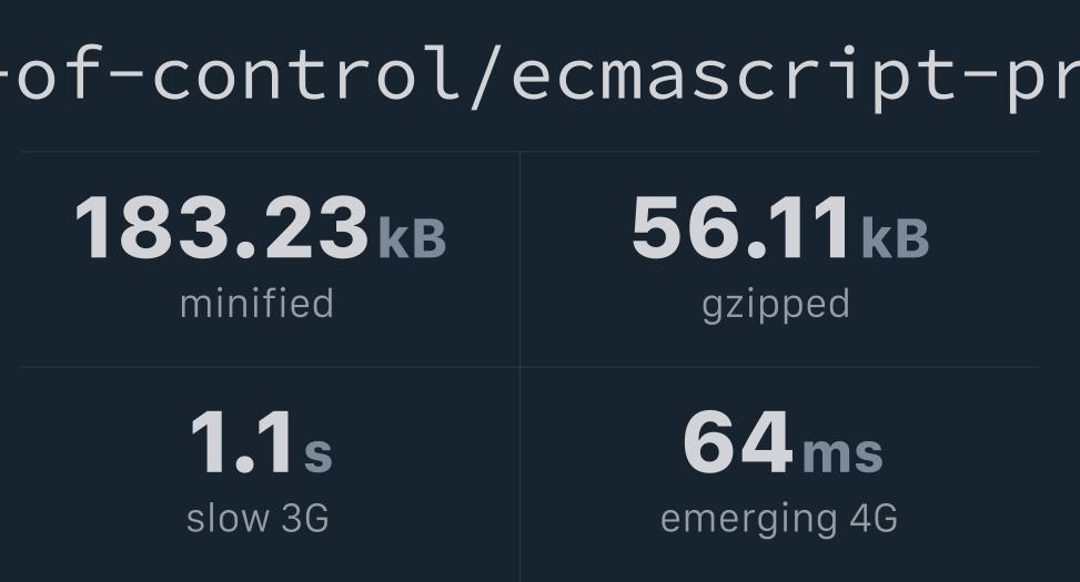 @inversion-of-control/ecmascript-project Bundlephobia