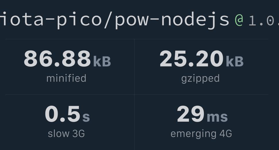@iota-pico/pow-nodejs Bundlephobia