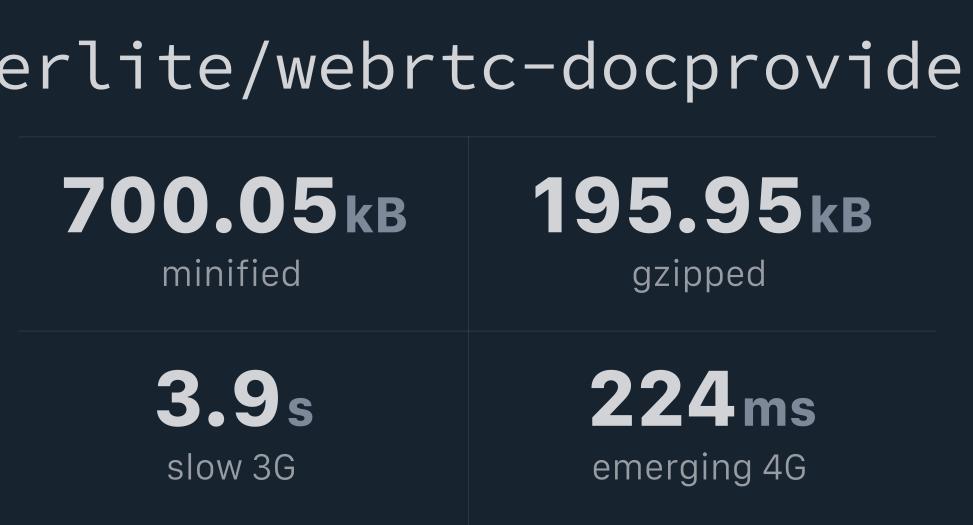 Jupyterlitewebrtc Docprovider Bundlephobia 