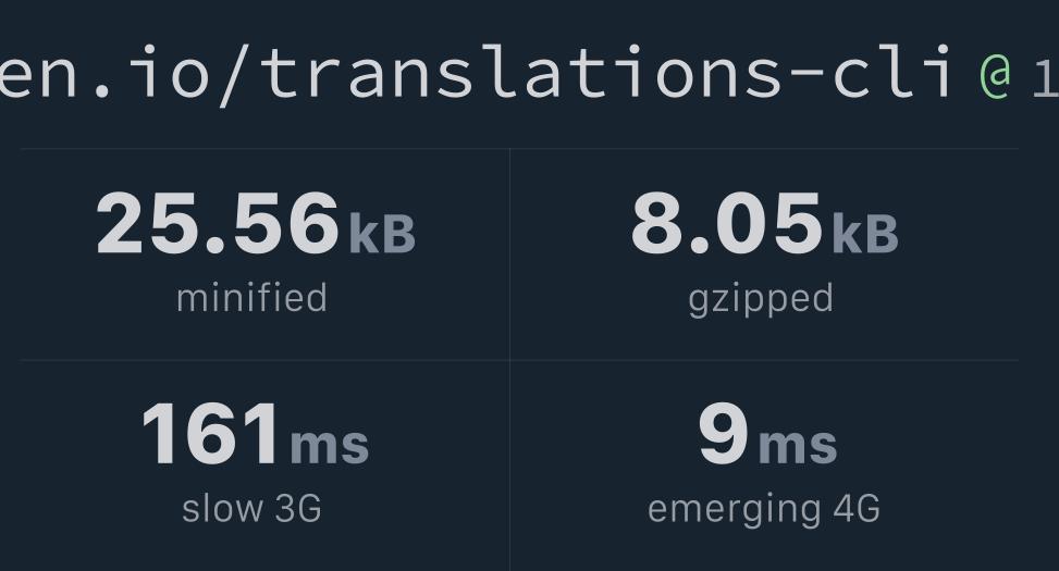 @keen.io/translations-cli Bundlephobia