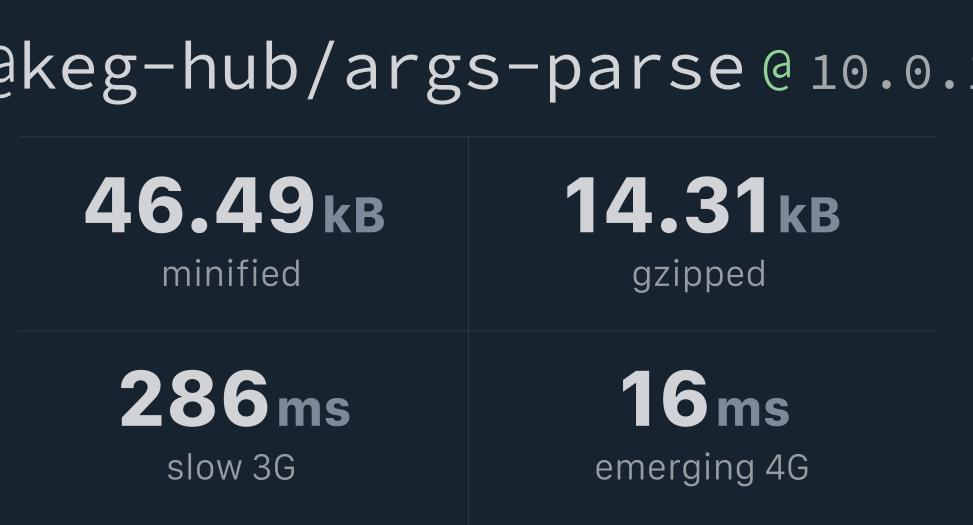 @keg-hub/args-parse v10.0.1 Bundlephobia
