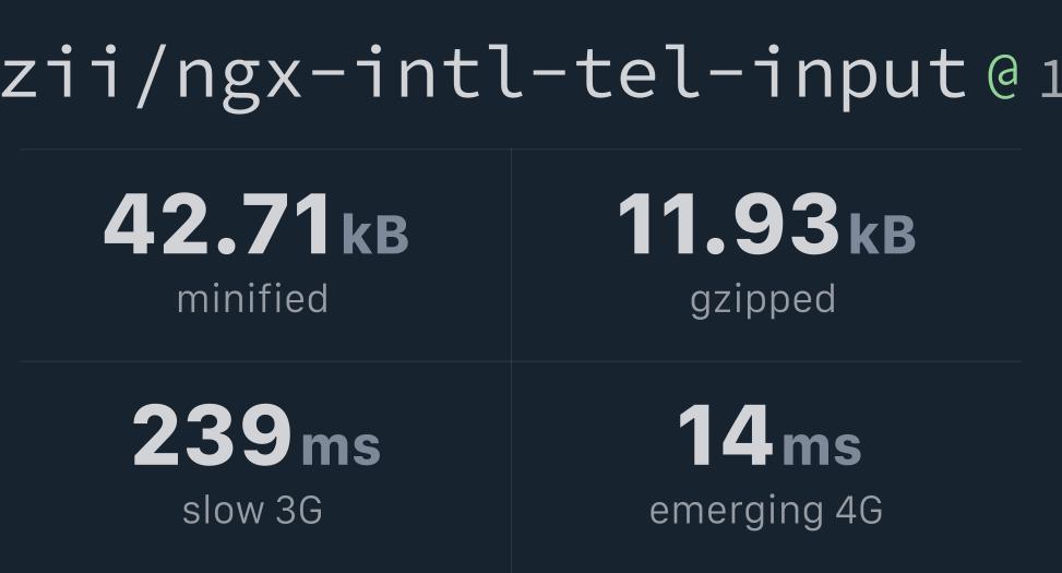 @khazii/ngx-intl-tel-input Bundlephobia