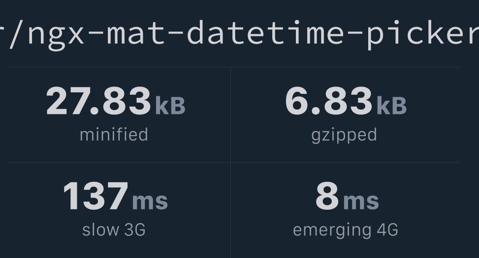 @lichr/ngx-mat-datetime-picker Bundlephobia